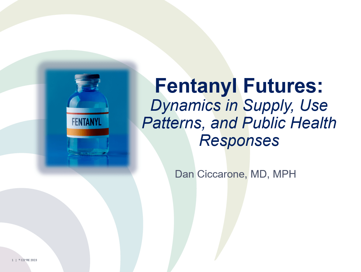 Complementary SUD/OUD Educational Topics - CORE-REMS